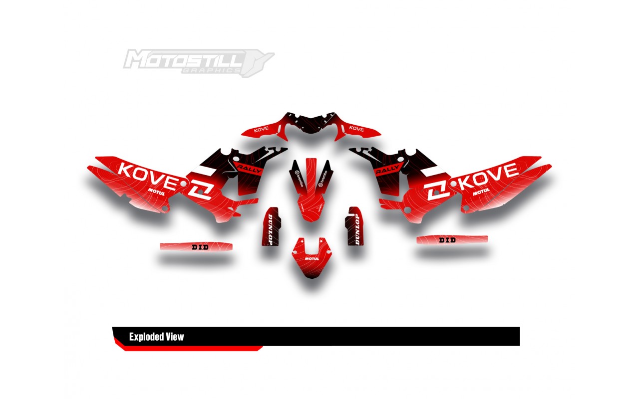 kove 450 rally graphic kit , kove 450 rally sticker kit , kove 450 ...