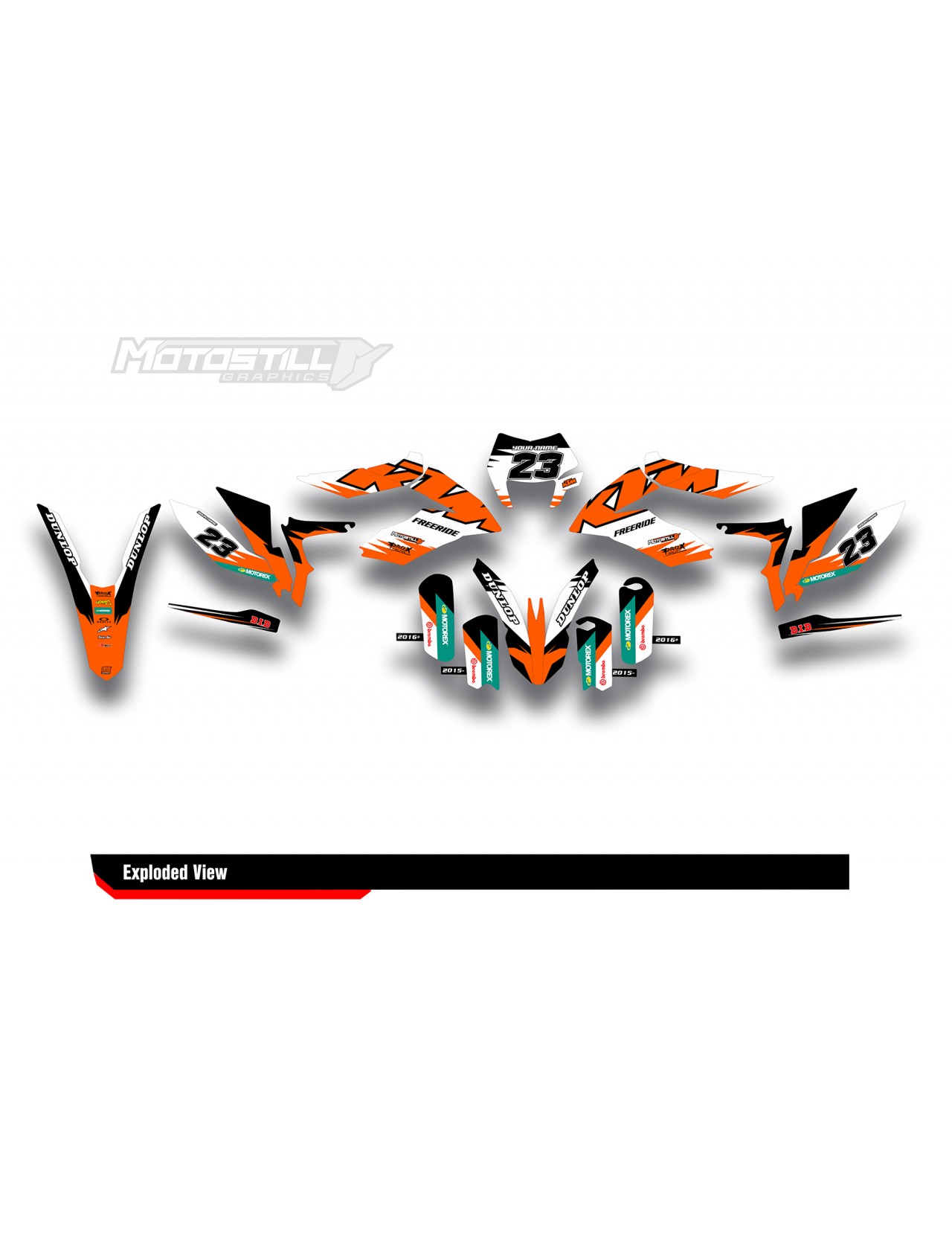 ktm freeride graphic | ktm freeride sticker | ktm freeride decal | ktm ...