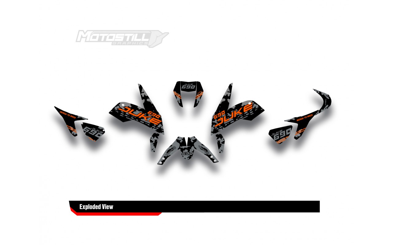 ktm 690 graphic | 690 duke graphic | ktm 690 duke sitcker | 690 duke ...