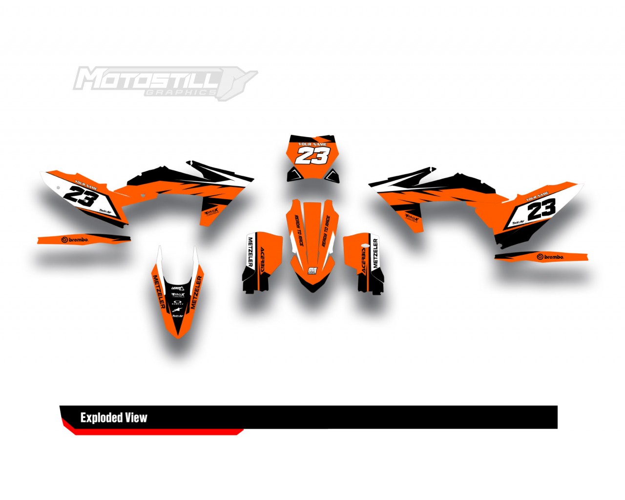 ktm exc graphic kit | ktm exc sticker kit | ktm exc decal kit | ktm xc ...