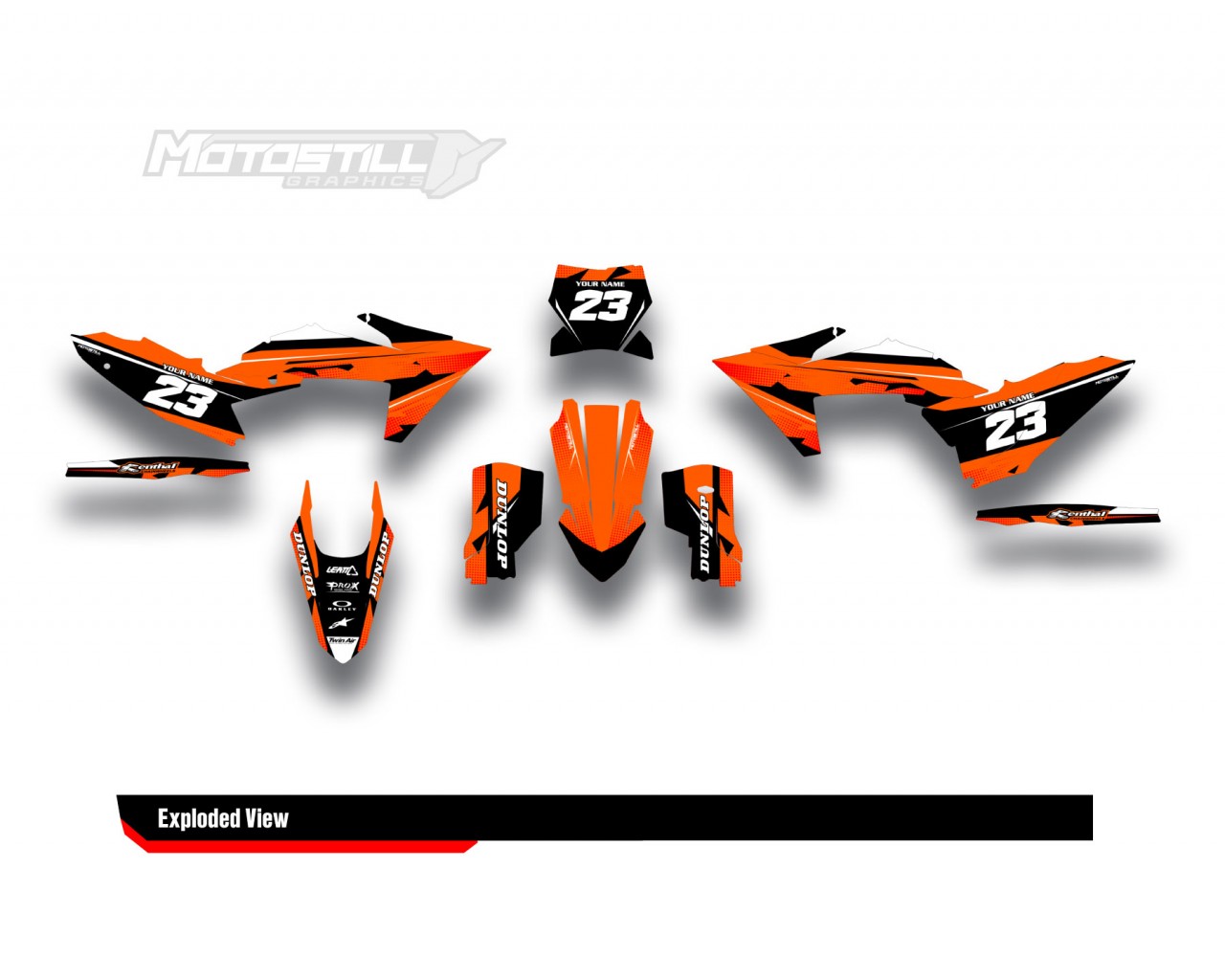 ktm exc graphic kit | ktm exc sticker kit | ktm exc decal kit | ktm xc ...