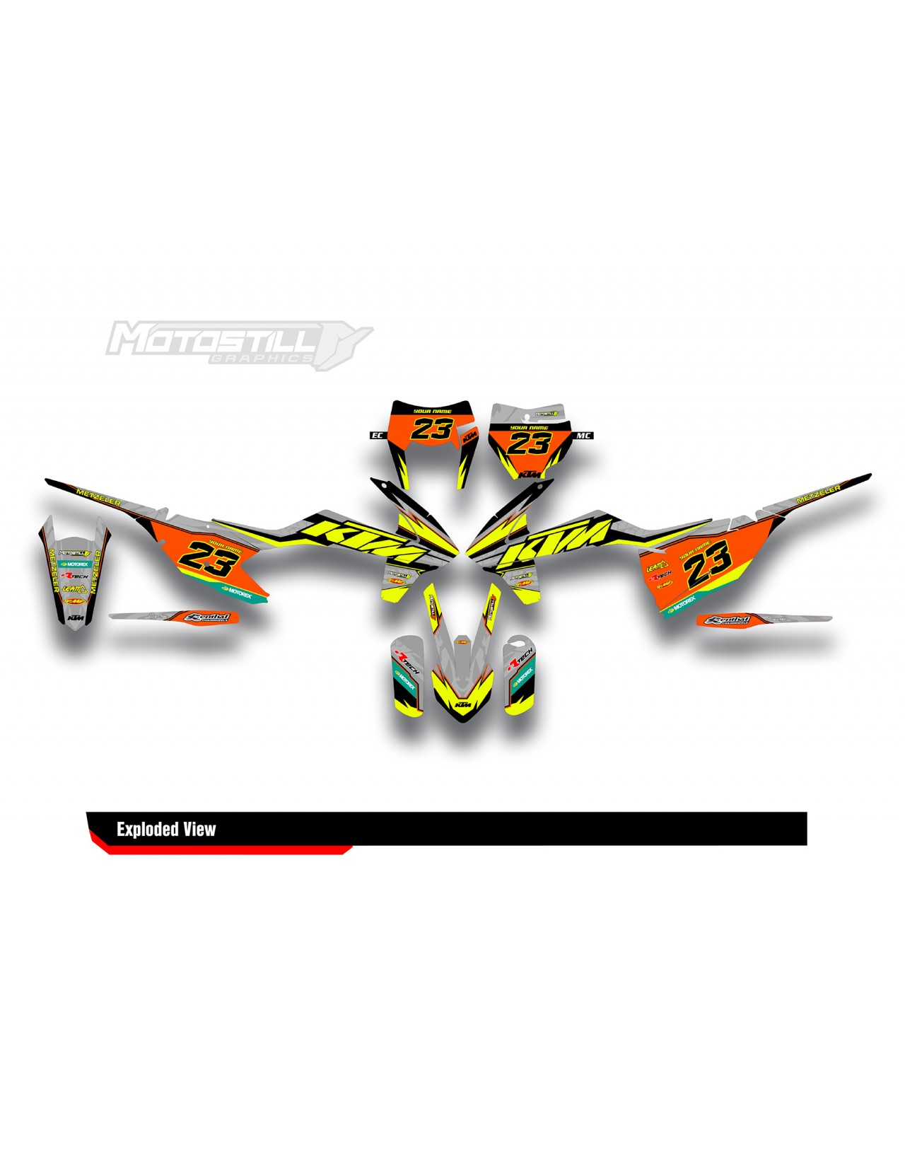 ktm exc sx xc graphic | ktm exc sx xc sticker | exc xc sx decal kit