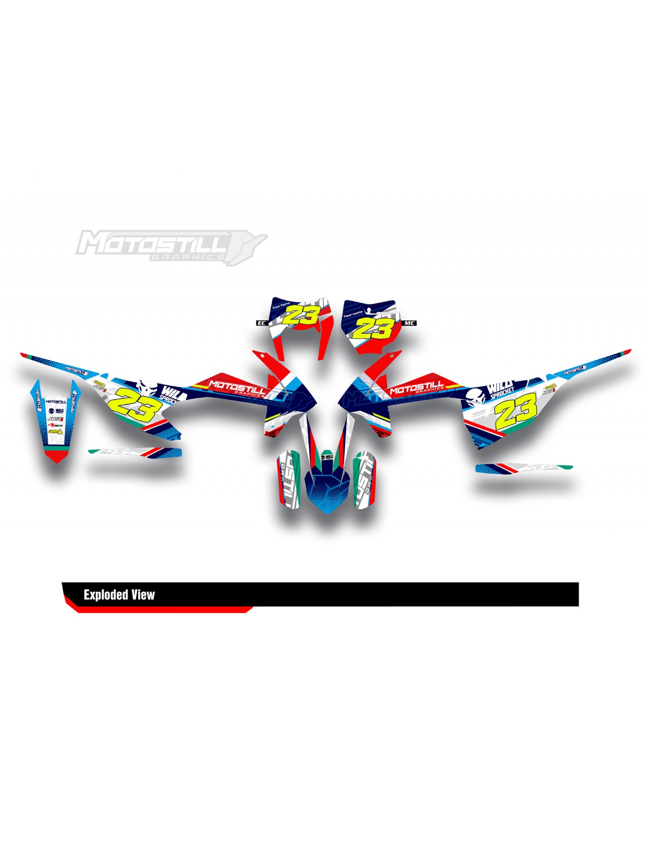 ktm exc graphic kit | ktm exc sticker kit | ktm exc decal kit | ktm xc ...