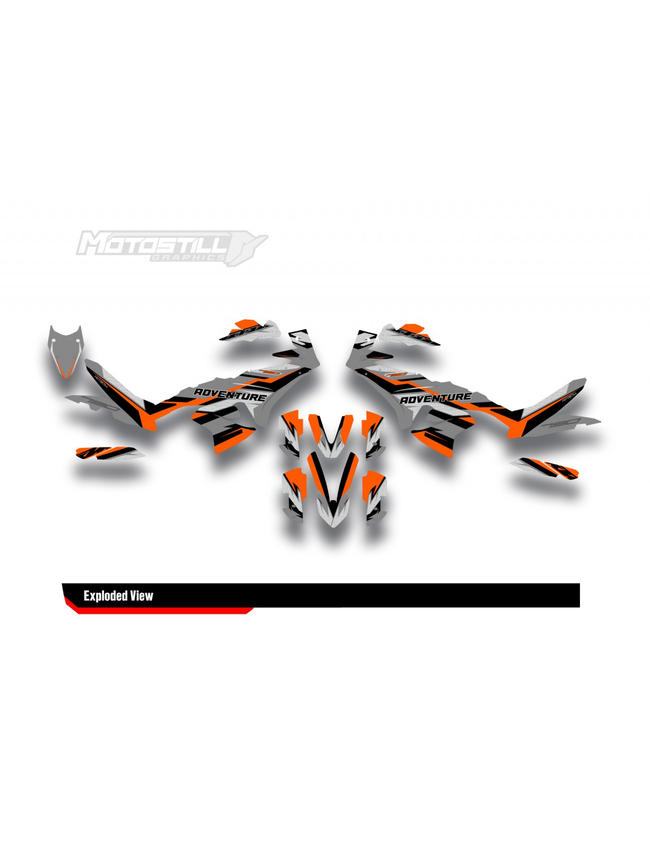 790 890 adv graphic kit | 790 890 adv sticker | 790 890 adv decal kit