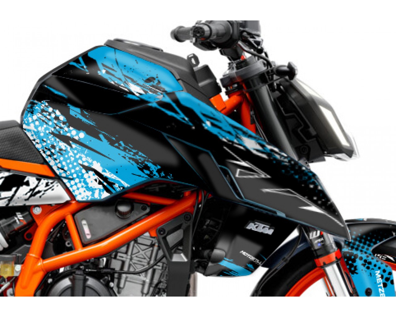 ktm duke 125 - 250 - 390 sticker kit | ktm duke 125 - 250 - 390 graphic ...