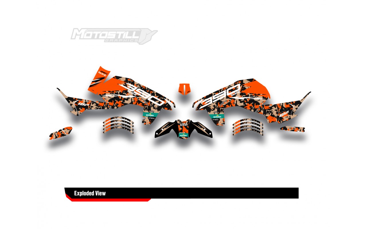 ktm duke sticker kit | ktm duke graphic kit | ktm duke decal kit | ktm ...