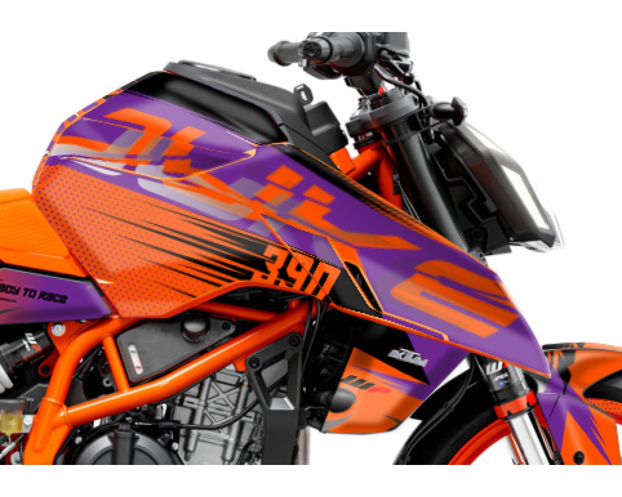 ktm duke 125 - 250 - 390 sticker kit | ktm duke 125 - 250 - 390 graphic ...