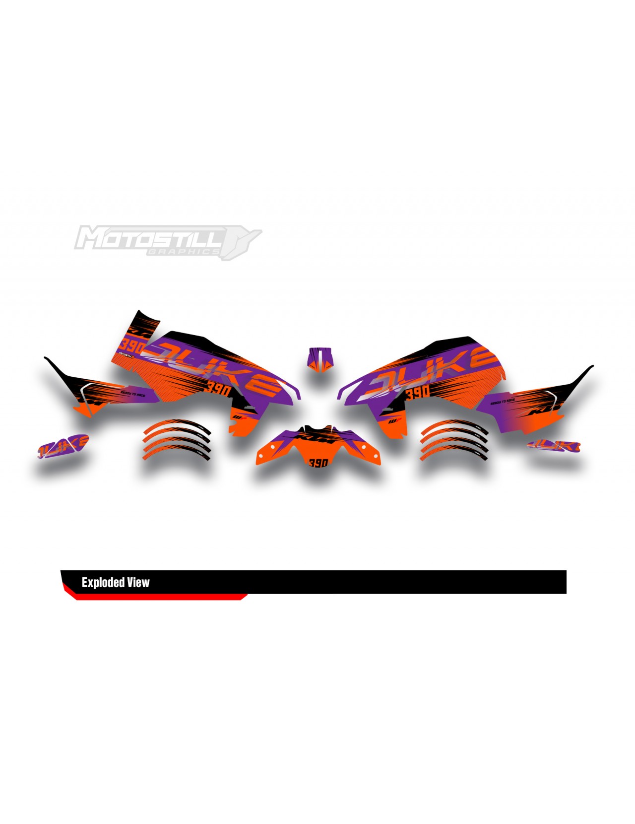 ktm duke sticker kit | ktm duke graphic kit | ktm duke decal kit | ktm ...