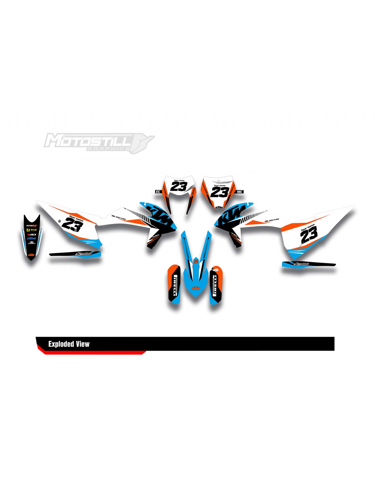 ktm exc sx xc graphic | ktm exc sx xc sticker | exc xc sx decal kit