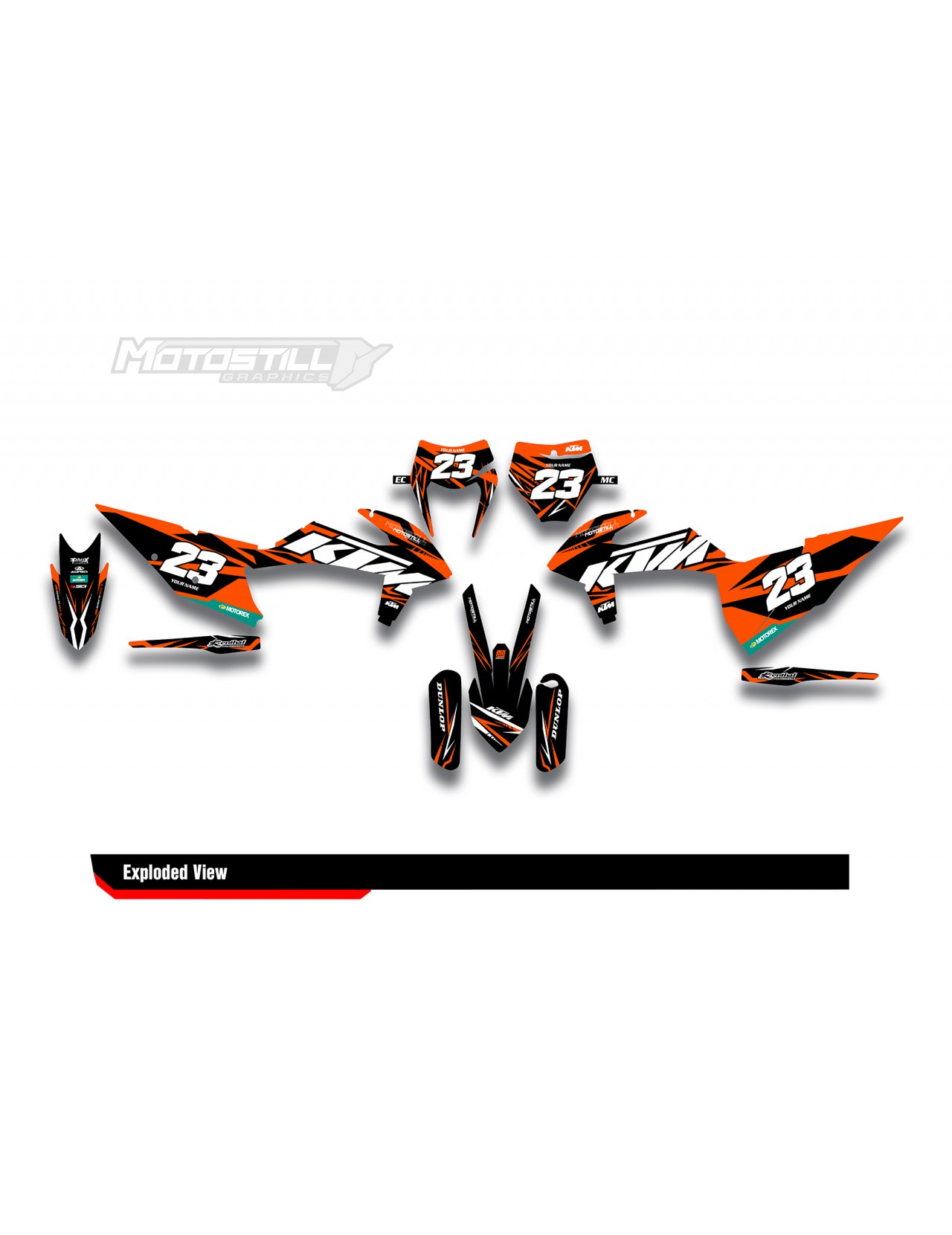 ktm exc sx xc graphic | ktm exc sx xc sticker | exc xc sx decal kit