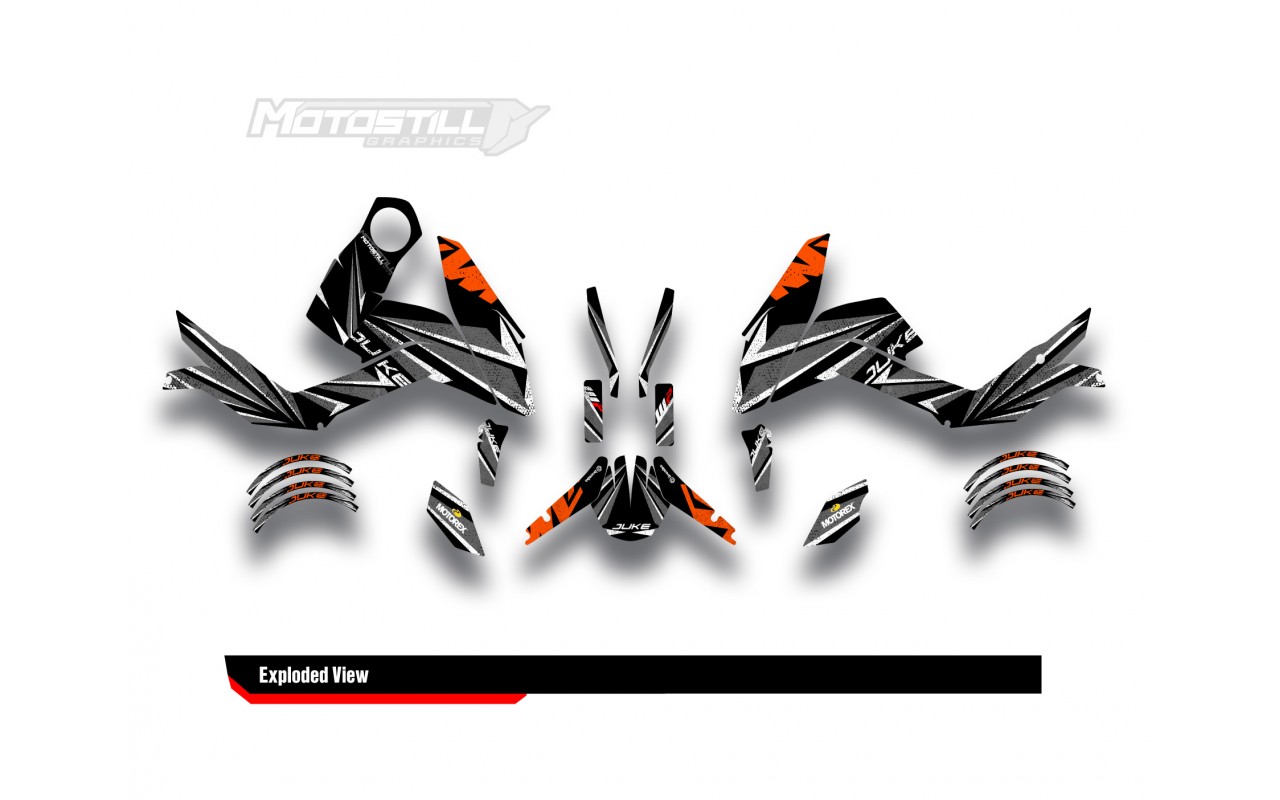 ktm duke sticker kit | ktm duke graphic kit | ktm duke decal kit | ktm ...