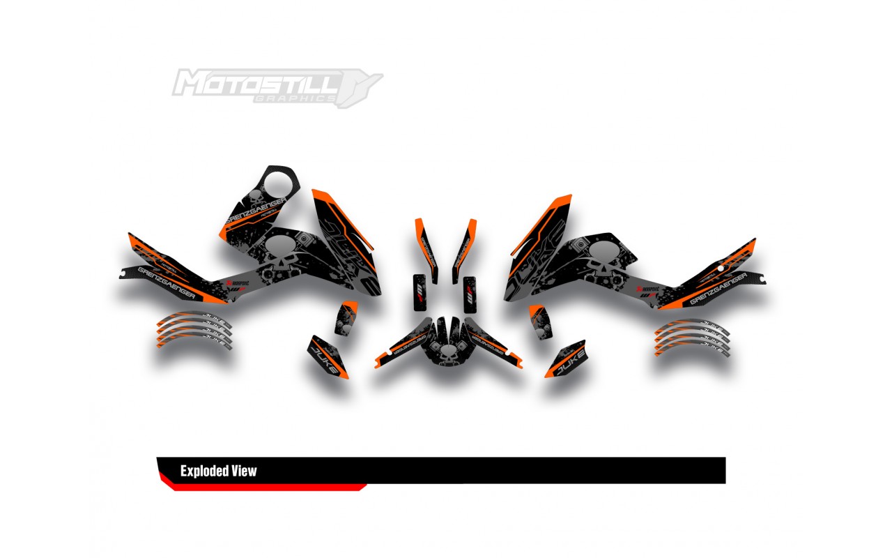 ktm duke sticker kit | ktm duke graphic kit | ktm duke decal kit | ktm ...