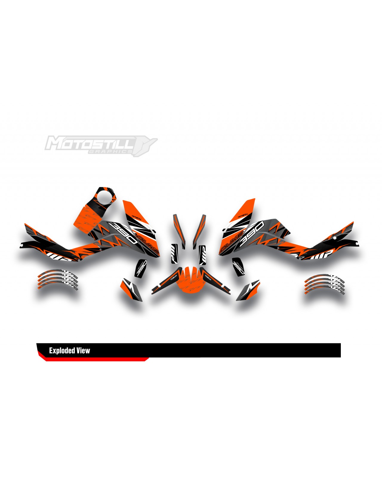 ktm duke sticker kit | ktm duke graphic kit | ktm duke decal kit | ktm ...