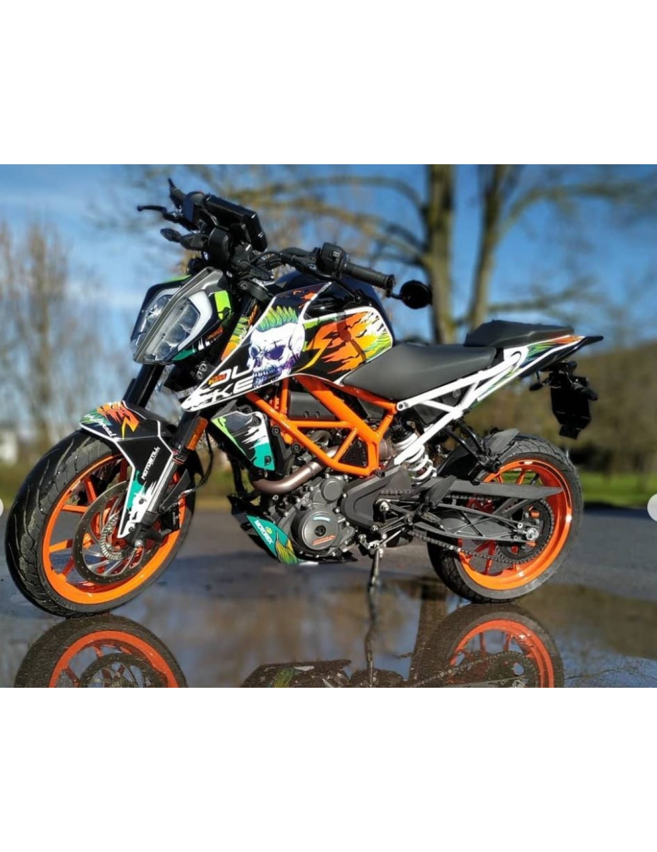 ktm duke sticker kit | ktm duke graphic kit | ktm duke decal kit | ktm ...