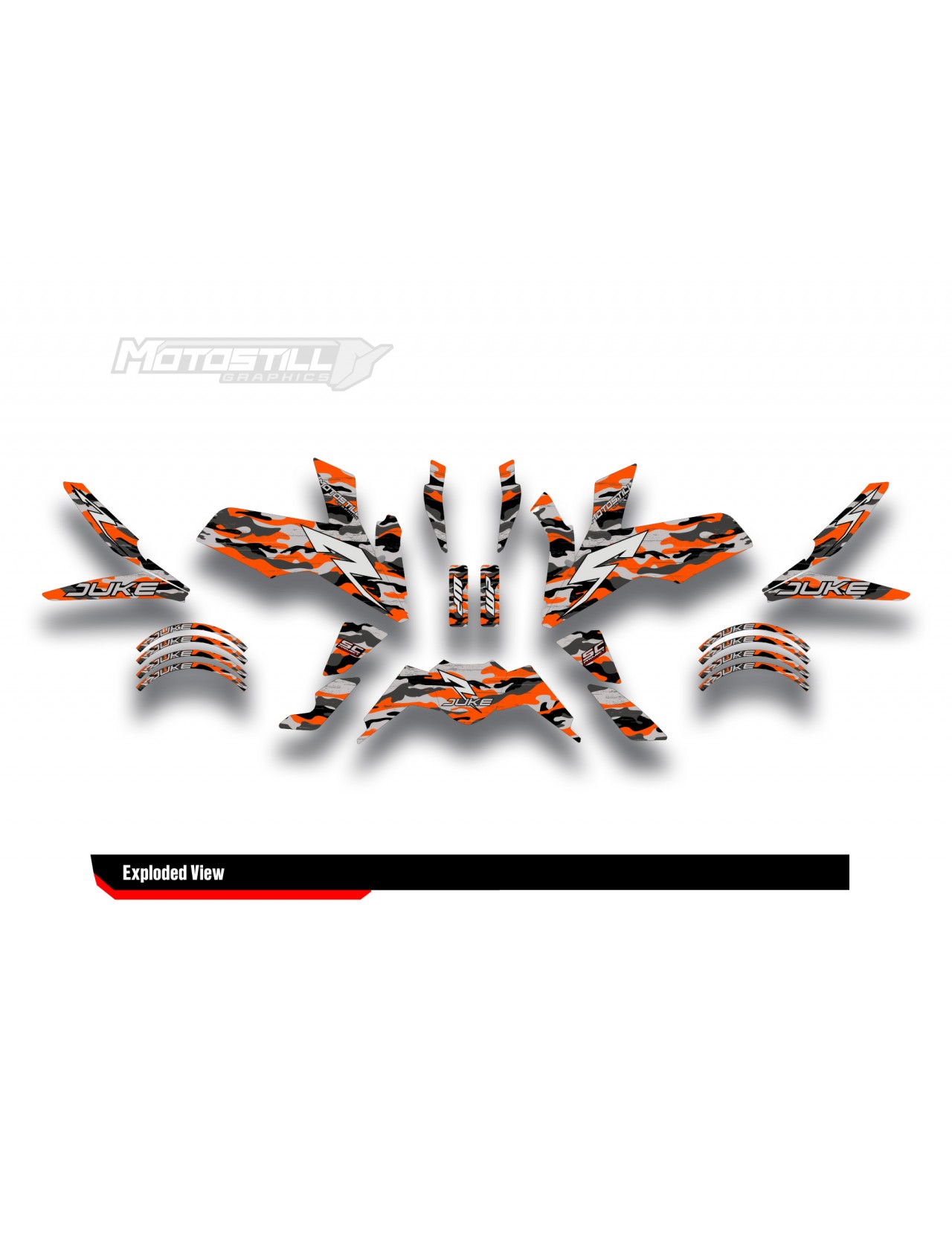 ktm duke sticker kit | ktm duke graphic kit | ktm duke decal kit | ktm ...