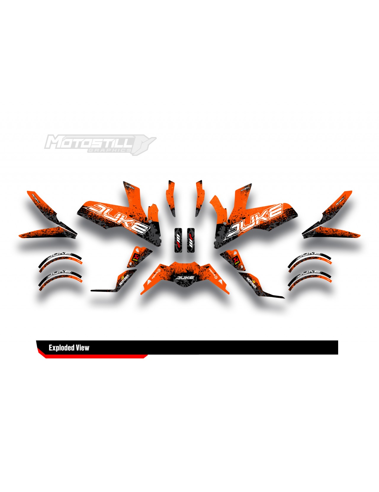 ktm duke sticker kit | ktm duke graphic kit | ktm duke decal kit | ktm ...