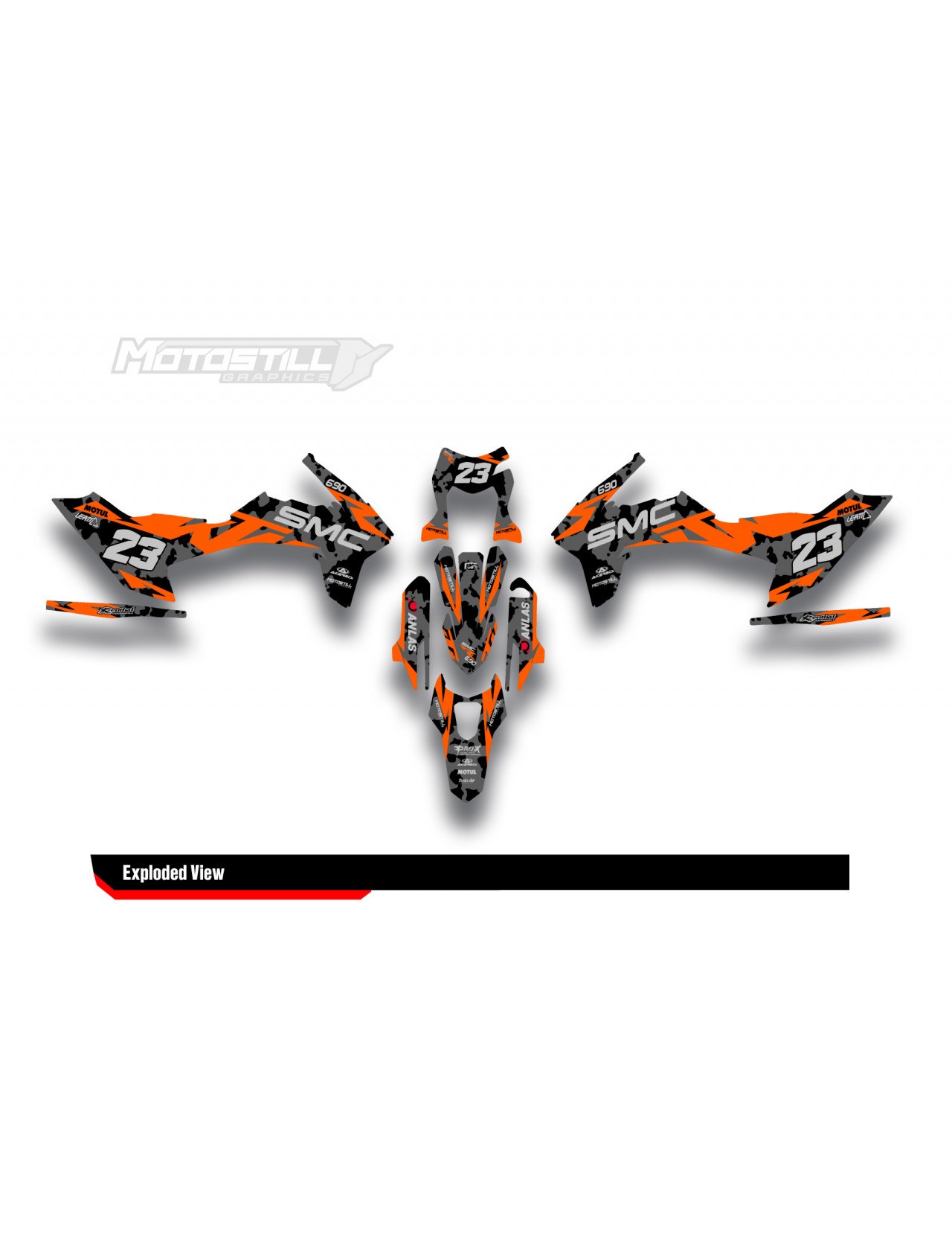 ktm 690 graphic | 690 smc-r graphic | ktm 690 smc-r sitcker | 690 smc-r ...