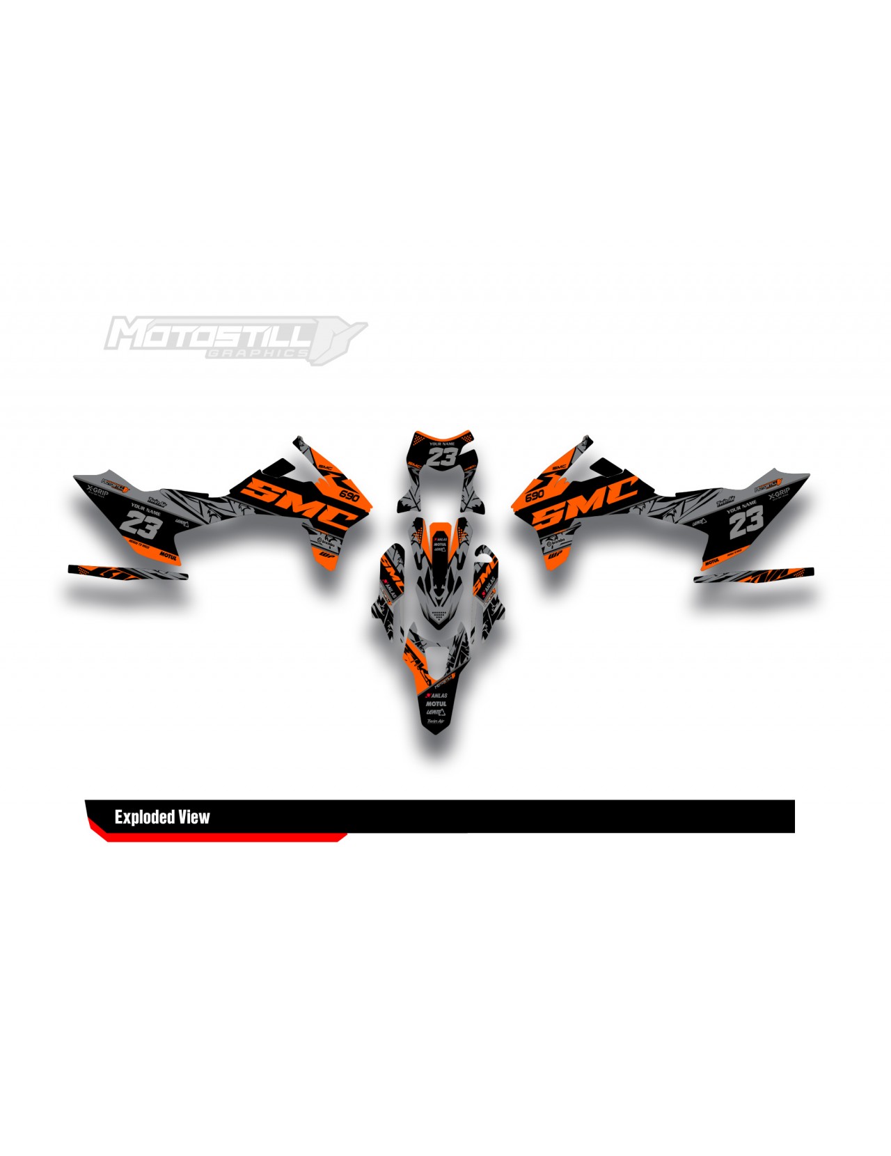 ktm 690 graphic | 690 smc-r graphic | ktm 690 smc-r sitcker | 690 smc-r ...