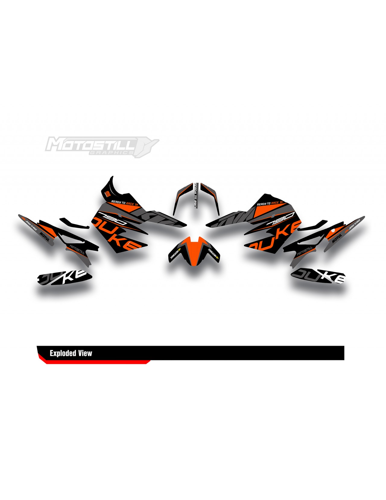 KTM DUKE 790 / 890 GRAPHIC | KTM DUKE 790 / 890 DECAL KIT | KTM DUKE ...