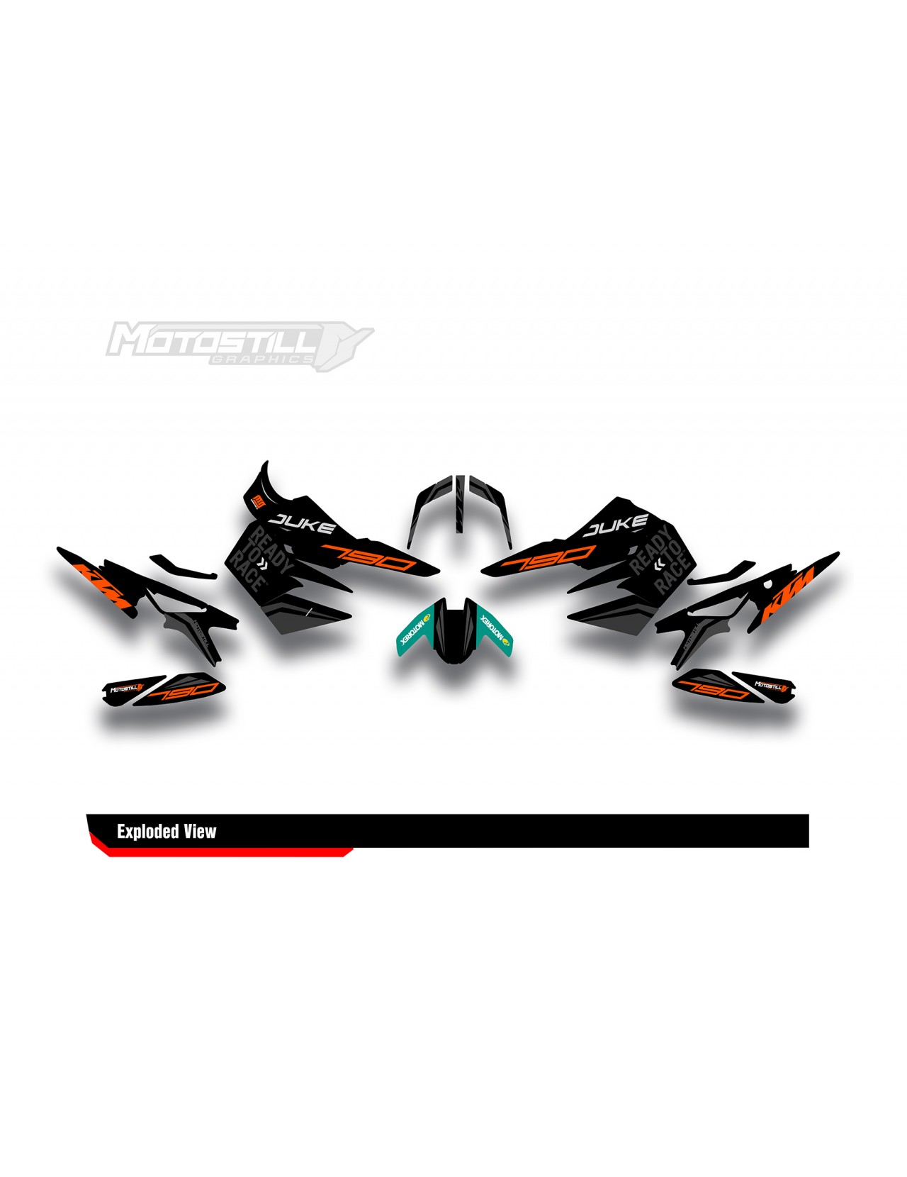 KTM DUKE 790 / 890 GRAPHIC | KTM DUKE 790 / 890 DECAL KIT | KTM DUKE ...