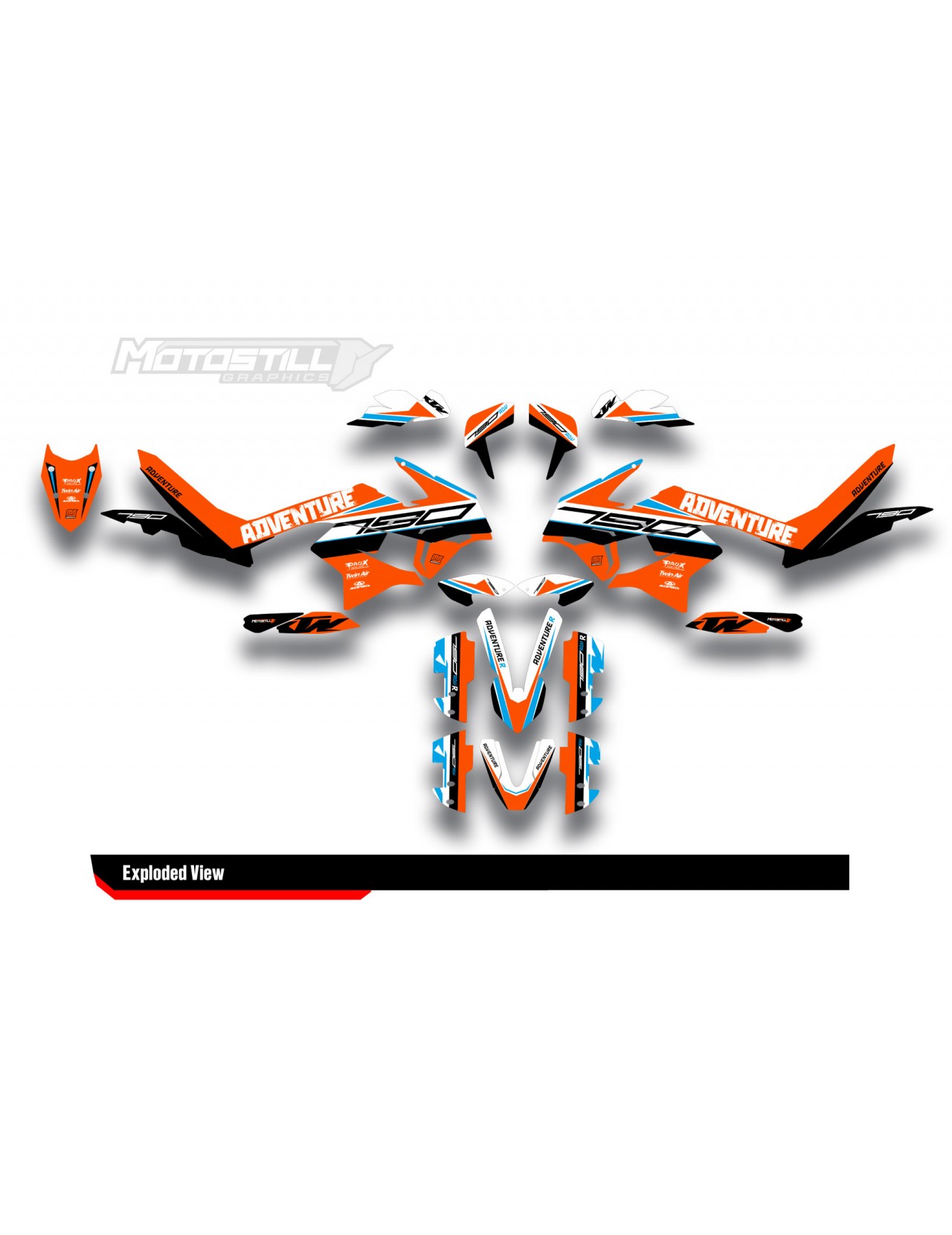 790 890 adv graphic kit | 790 890 adv sticker | 790 890 adv decal kit