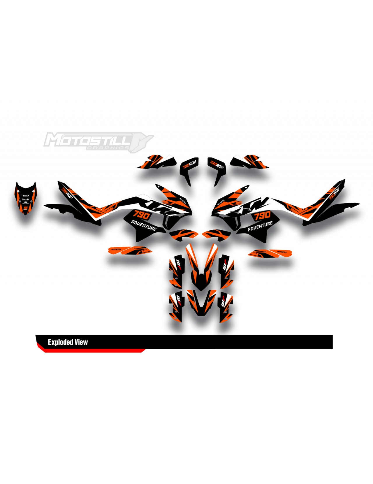 790 890 adv graphic kit | 790 890 adv sticker | 790 890 adv decal kit