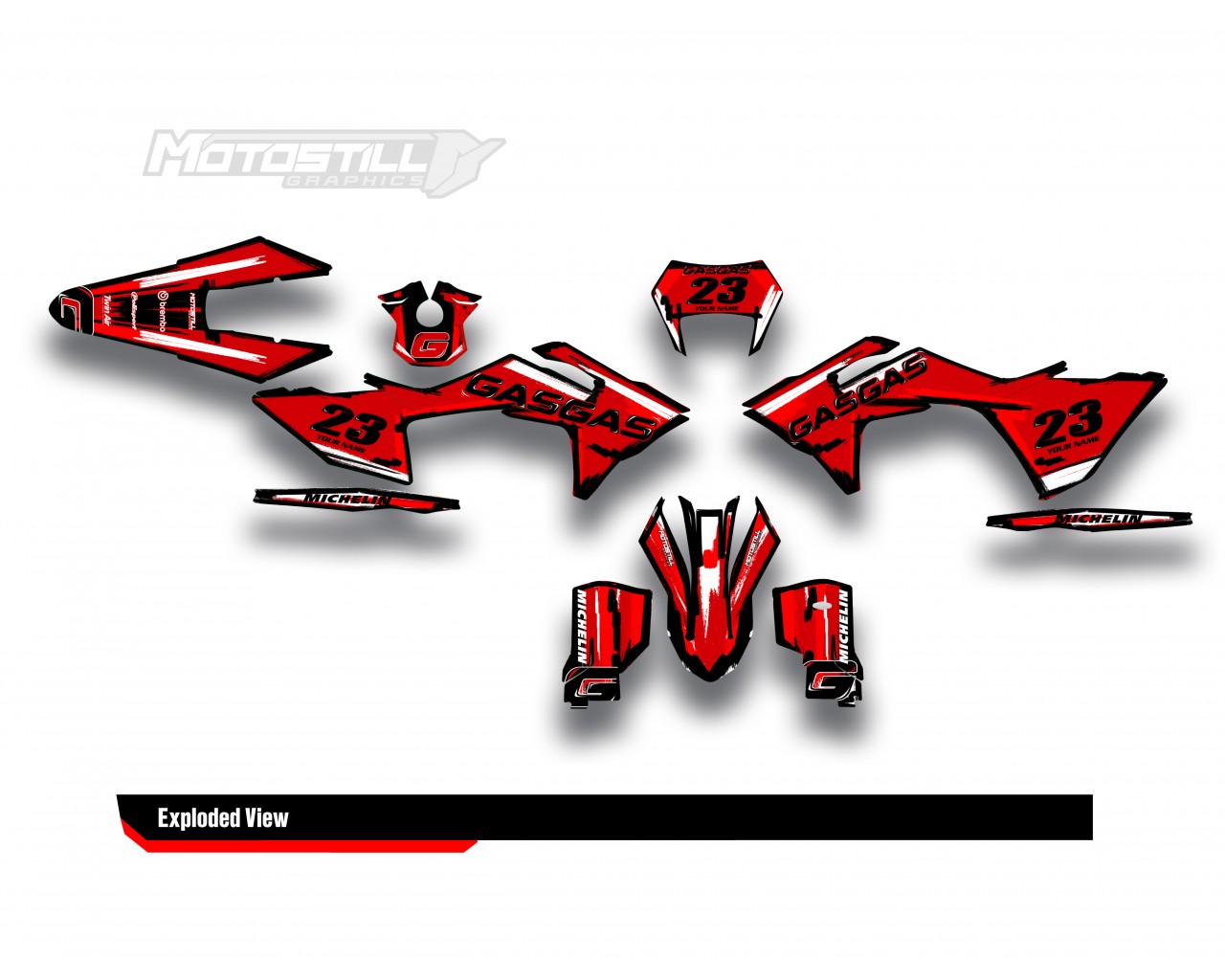 gas gas ec mc graphic kit , gas gas ec mc sticker kit , gas gas ec mc ...