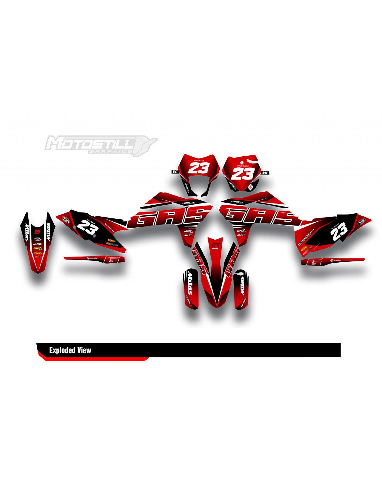 GAS GAS GRAPHIC KIT | GAS GAS STICKER KIT | GAS GAS DECAL KIT | GAS GAS ...