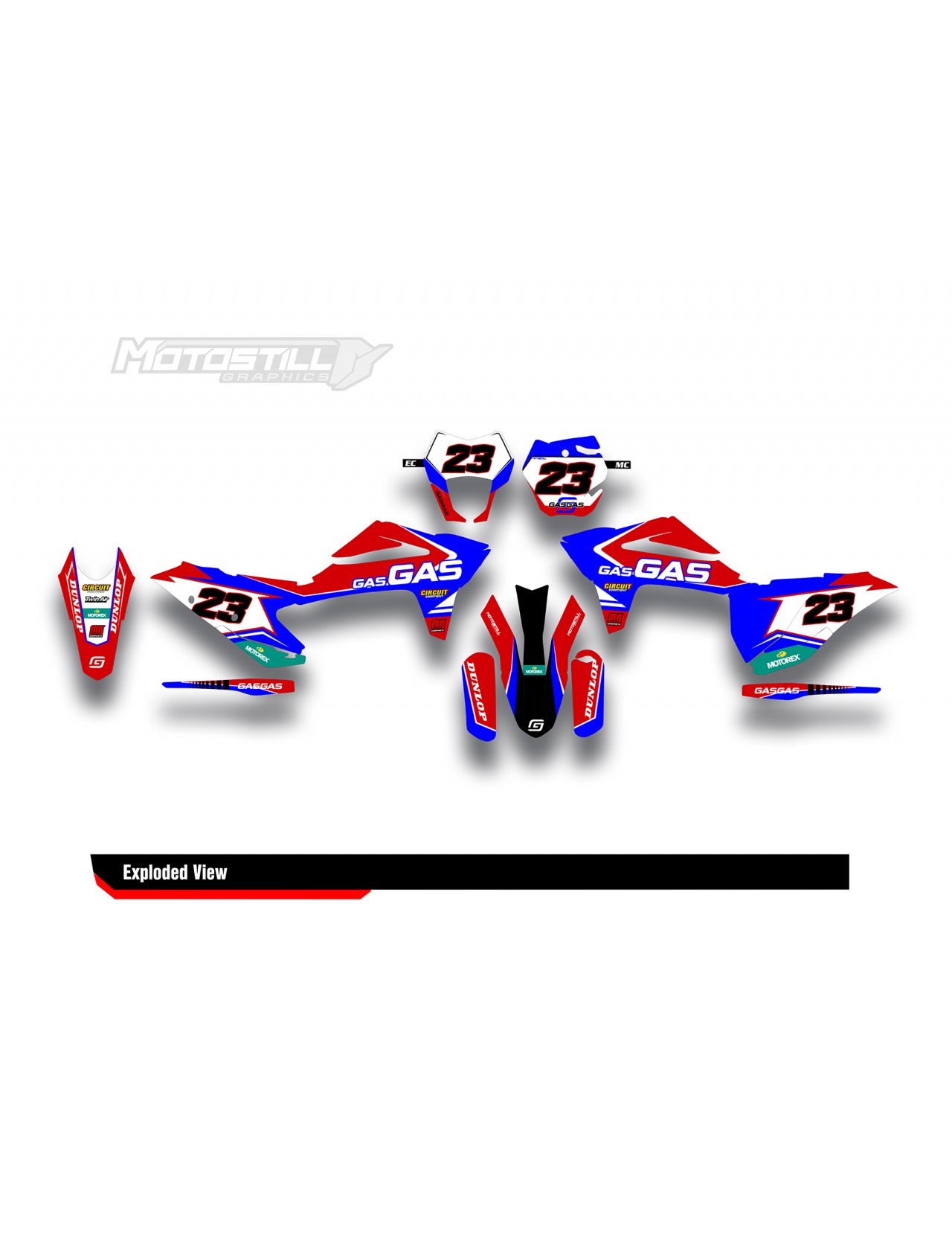 gas gas ec mc graphic kit , gas gas ec mc sticker kit , gas gas ec mc ...