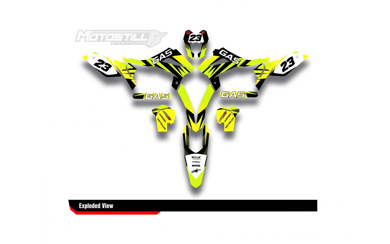 gas gas ec mc graphic kit , gas gas ec mc sticker kit , gas gas ec mc ...