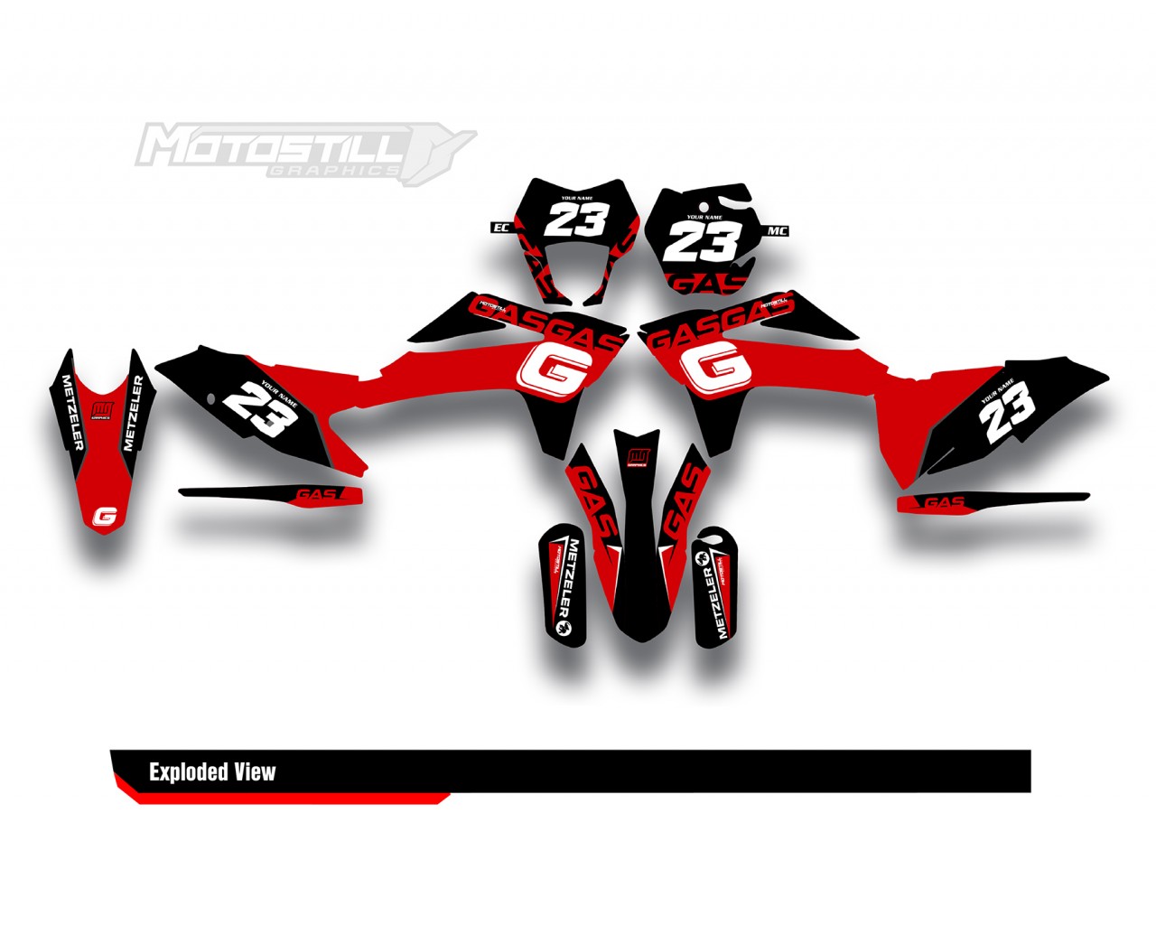 gas gas ec mc graphic kit , gas gas ec mc sticker kit , gas gas ec mc ...
