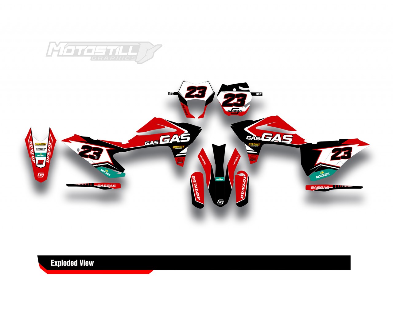 gas gas ec mc graphic kit , gas gas ec mc sticker kit , gas gas ec mc ...
