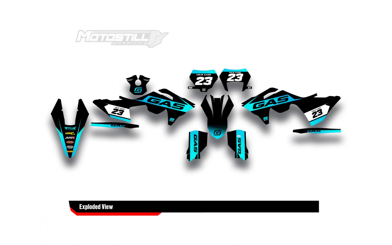 gas gas ec mc graphic kit , gas gas ec mc sticker kit , gas gas ec mc ...